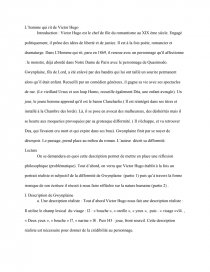 Plan détaillé commentaire litteraire